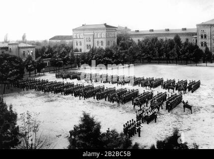 Cadet students of the Hauptkadettenanstalt Berlin-Lichterfelde dressed ...
