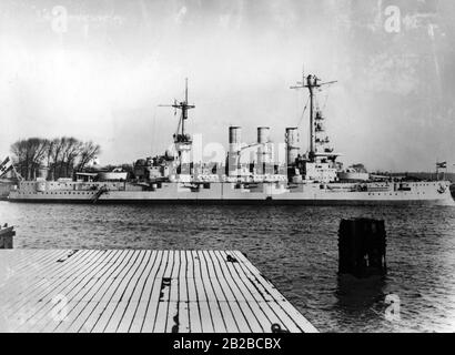 The SMS "Schlesien" was a liner of the Deutschland-class. She was built ...