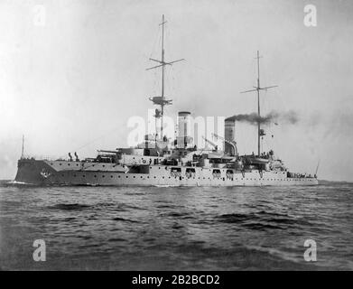 The armoured ship "Kaiser Barbarossa" was the last ship of the Kaiser ...