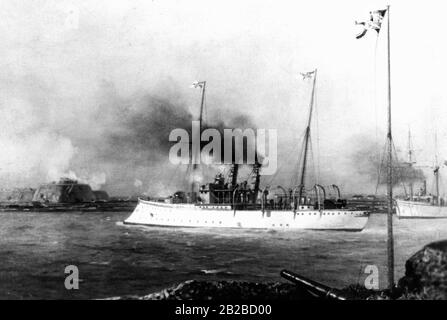 Forts of Taku, 1900 Stock Photo - Alamy