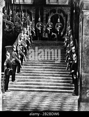 The proclamation of the German Empire in the Palace of Versailles on ...