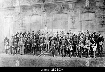 The proclamation of the German Empire in the Palace of Versailles on ...