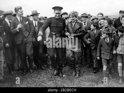 Amelia Earhart 1932 Stock Photo - Alamy