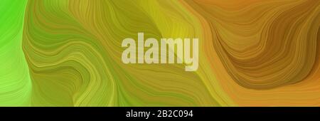 golden rod, yellow green and saddle brown colored contemporary art ...