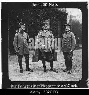 Alexander Heinrich Rudolph von Kluck (1846 – 1934) was a German general ...