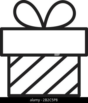 gift box icon Stock Vector Image & Art - Alamy
