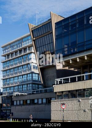 The Denys Wilkinson Building, designed by Philip Dowson (Arup) in 1967 ...