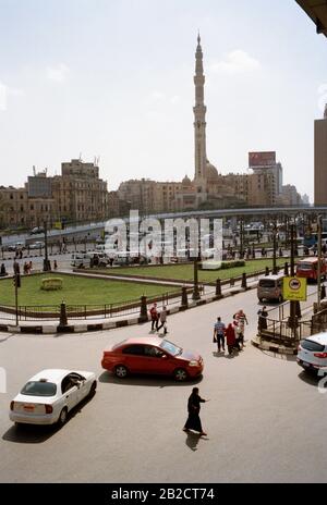 Travel Photography - View over Ramses Square to the minaret of Al Fath ...