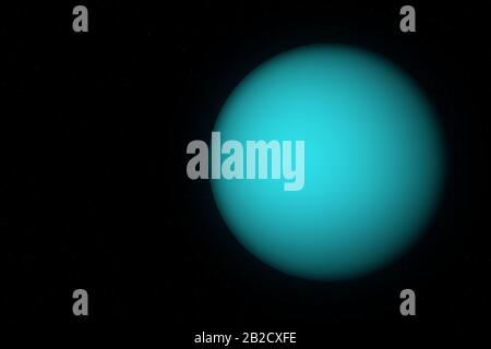 Solar System - Uranus. It is the seventh planet from the Sun and the ...