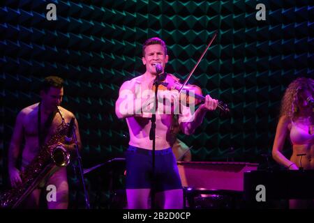 The Skivvies In Concert with special guests at 54 Below nightclub Stock ...