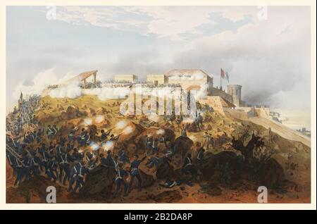 Mexican-American War. The storming of Chapultepec, Sept. 13th 1847 ...