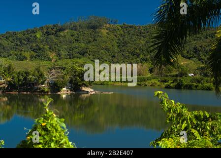 Lago Guayo, Castañer Stock Photo - Alamy