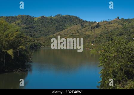 Lago Guayo, Castañer Stock Photo - Alamy