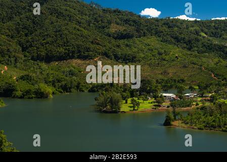 Lago Guayo, Castañer Stock Photo - Alamy