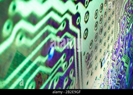 Extreme close up of an LED screen wall Stock Photo - Alamy
