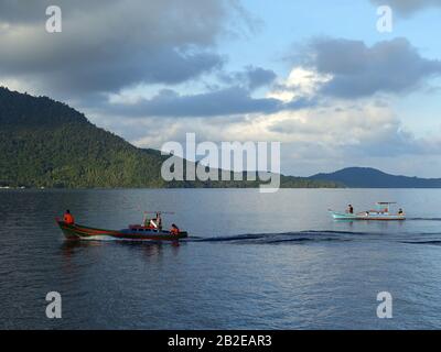 Anambas Islands Indonesia - colorful fishing boat Stock Photo - Alamy