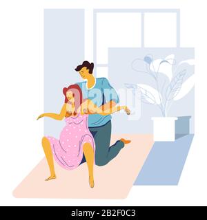 Pregnant woman giving baby birth in hospital. Childbirth process in ...