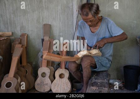 guitars, factory guitars in Cebu, Philippines, Southeast Asia Stock ...