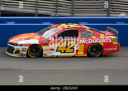 Kyle Larson during a NASCAR Cup Series auto race at Pocono Raceway ...