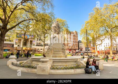 Leicester Square in London Capital City of England Stock Photo - Alamy
