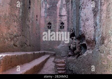 Bet Debre Sina church, Lalibela, Amhara region, Ethiopia Stock Photo ...