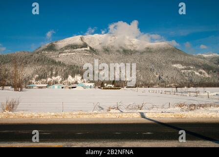 Winter on Nicomen Island, British Columbia, Canada Stock Photo - Alamy