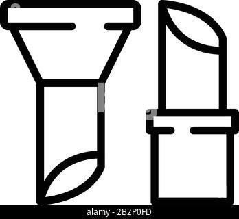 Spout gutter icon. Outline spout gutter vector icon color flat isolated ...