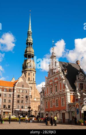 House of the Blackheads, Riga, Latvia Stock Photo - Alamy