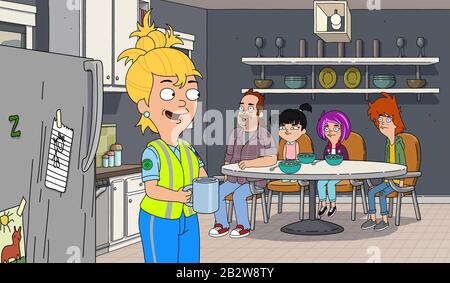 DUNCANVILLE, from left: Annie Harris (voice: Amy Poehler), Duncan ...