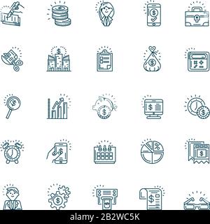 tax day with businesswoman and set icons vector illustration design ...