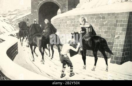 *Sankt Martin und der Arme* by Gebhard Fugel depicts the famous ...