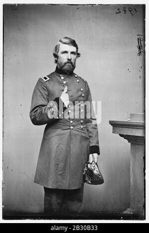 Gen. Charles Smith Hamilton, Col. 3rd Wisc Stock Photo - Alamy