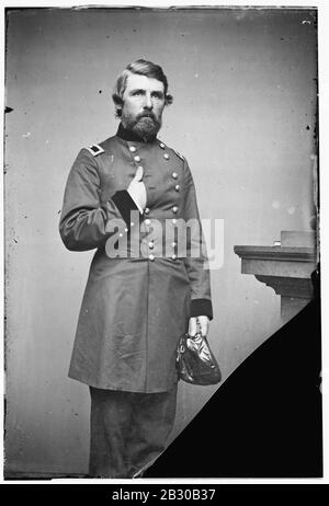 Gen. Charles Smith Hamilton, Col. 3rd Wisc Stock Photo - Alamy