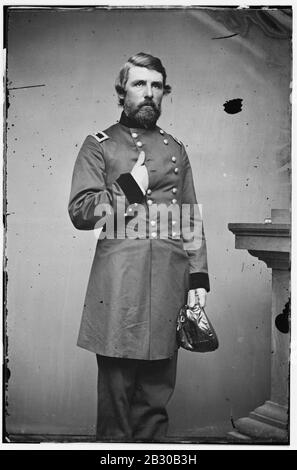 Gen. Charles Smith Hamilton, Col. 3rd Wisc Stock Photo - Alamy