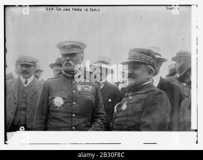 Gen. Sir John French in Paris, between c1914 and c1915. British officer ...