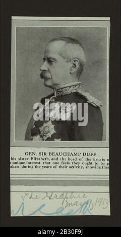 Gen. Sir Beauchamp Duff Stock Photo - Alamy