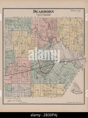 General official atlas of Wayne County, Michigan - containing general ...
