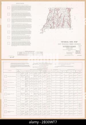 General soil map, Louisiana Stock Photo - Alamy