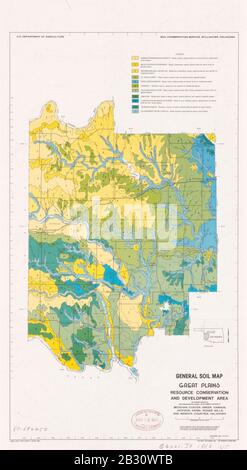 Map of Roger Mills in Oklahoma Stock Photo - Alamy