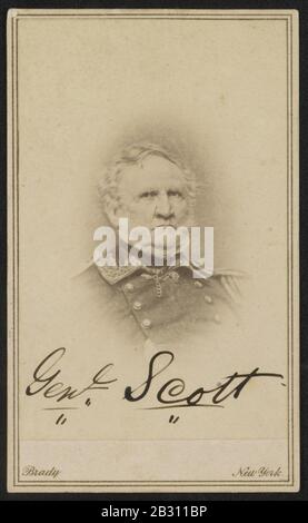 General Winfield Scott Commander-in-Chief of the United States' Forces ...