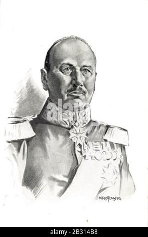 Alexander Heinrich Rudolph von Kluck (1846 – 1934) was a German general ...