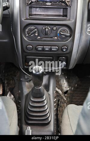 Suzuki Jimny on the road, Easter Island, Chile Stock Photo - Alamy