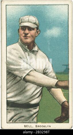 George Bell, Brooklyn Superbas, baseball card portrait Stock Photo - Alamy