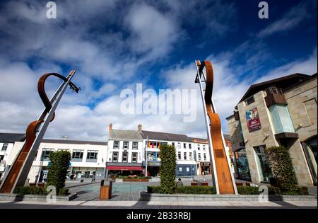Market Square Lisburn Stock Photo - Alamy