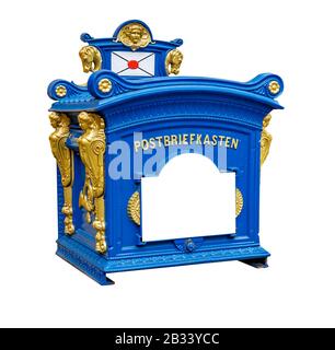 Old historic vintage german postbox/mailbox/pillar box/letterbox from ...