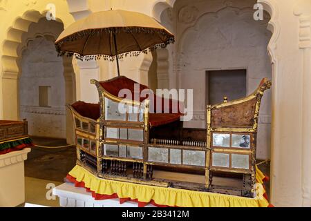 Ancient Royal howdah a seat used on the back of an elephant for kings ...