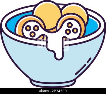 Arancini food icon cartoon vector. Cuisine dish. Homemade potato Stock ...