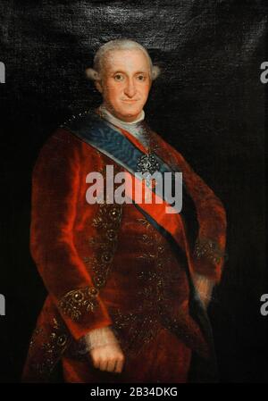 Portrait of Charles IV, king of Spain, historical persons, ruler ...
