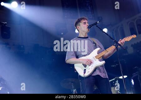 Amsterdam, Deutschland. 02nd Mar, 2020. Sam Fender live at Paradiso ...