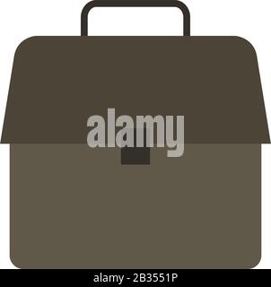 job bag icon illustrated in vector on white background Stock Vector ...